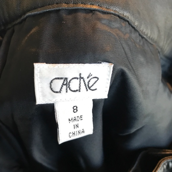 Cache | Pants & Jumpsuits | Cache Leather Pants | Poshmark
